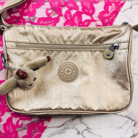 Kipling | Bags | Kipling Metallic Crossbody Bag | Poshmark